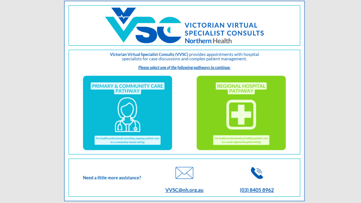 Victorian Virtual Specialist Consults (VVSC) launches new website ...
